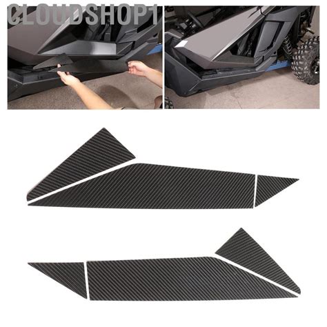 Cloudshop1 Utvแผงประตูtrimคาร์บอนไฟเบอร์ตกแต่งเปลี่ยนสำหรับpolaris Rzr Pro Xp 2021 เป็นต้นไปจัด