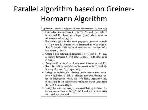 Ppt Efficient Parallel And Distributed Algorithms For Gis Polygon Overlay Powerpoint