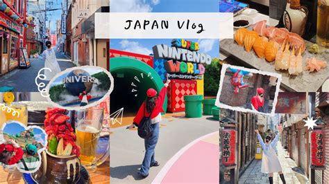 Vlog 탑승수속 실수로 공항에 갇혀버린 일본 여행 브이로그 유니버셜스튜디오 입장권만 구매해서 제대로 뽕 뽑자 오사카 도톤보리 맛집 Youtube