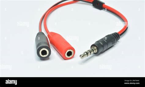 Colorful Retro Male And Female Video And Audio Electrical Connectors Stock Photo Alamy