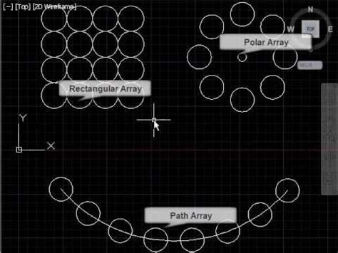 AutoCAD Array Command YouTube