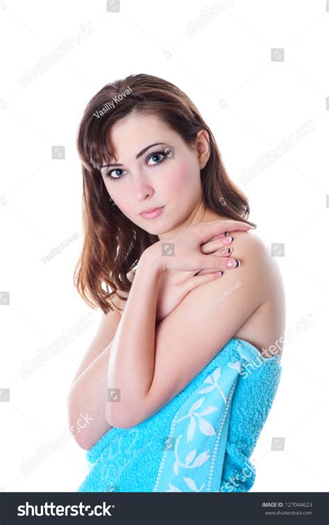 Sexy Woman Long Hair Isolated On Stock Photo Shutterstock