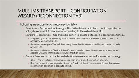 Mule Jms Transport Ppt
