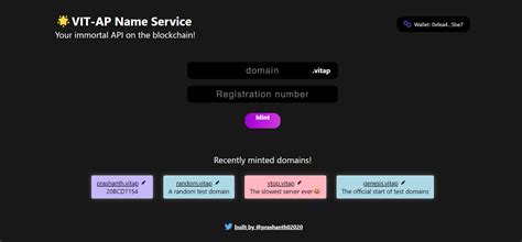 Github Codeprime 21vit Ap Name Services