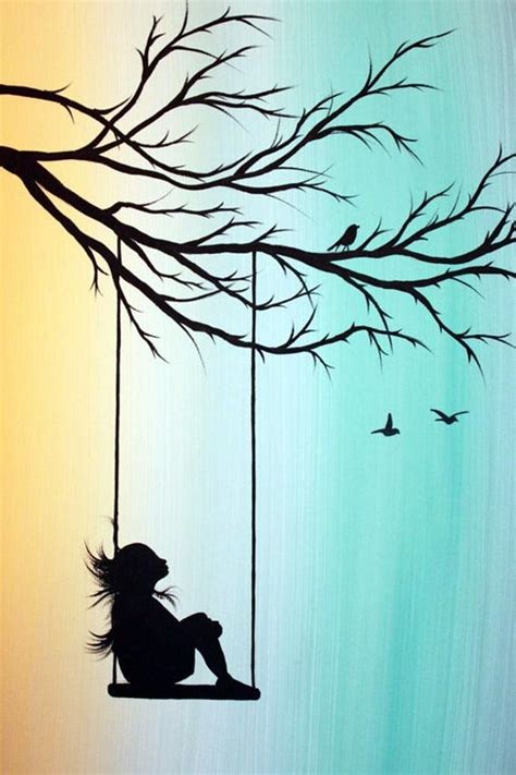40 Amazing Silhouettes Art For Inspiration Nature Art Drawings Art