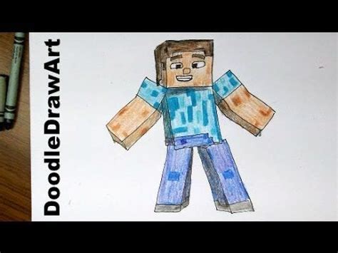 Drawing How To Draw Steve From Minecraft HD Easiest Way Tip Trick How To Draw Steve