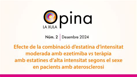 La Xula Opina Núm 2 Xula Xarxa Dunitats De Lípids I Arteriosclerosi