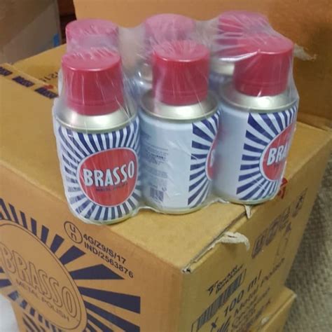 Jual Brasso Metal Polish 100ml Kuningan Chrome Tembaga Stainless Steel Kota Surabaya Grosir