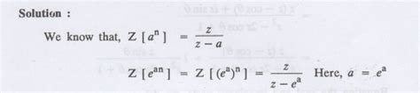 Problems Based On Z Transform Of Some Basic Functions Examples