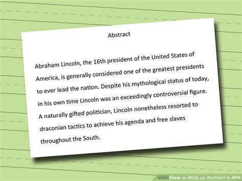 How To Write An Abstract In Apa 14 Steps With Pictures