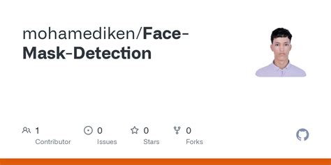 GitHub Mohamediken Face Mask Detection