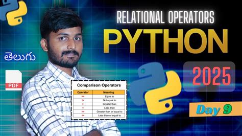 Python Relational Operators Explained 🐍 Day 9 Master Python With