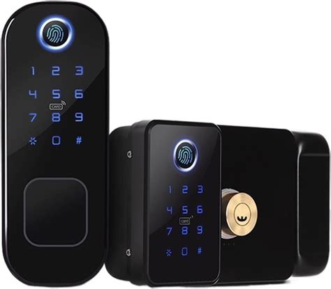 Buy Konsev Dual System Dual Side Fingerprint I Outdoor Door Bluetooth Ttl Lock Application Code