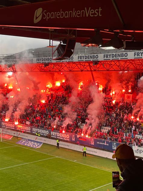 Froden Suverene Brann Med Norges Beste Supportere