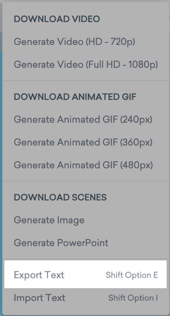Export And Import Text Help Center