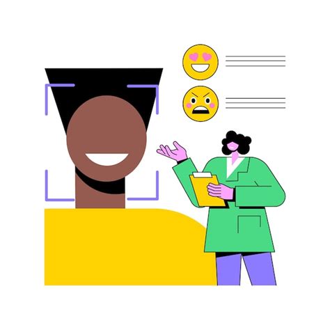 Premium Vector Emotion Detection Abstract Concept Vector Illustration
