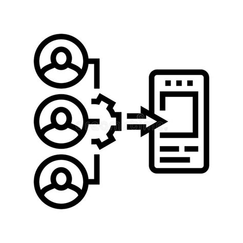 游击测试ux Ui设计线图标矢量图插图 向量例证 插画 包括有 等量 软件 图标 颜色 测试 310590049