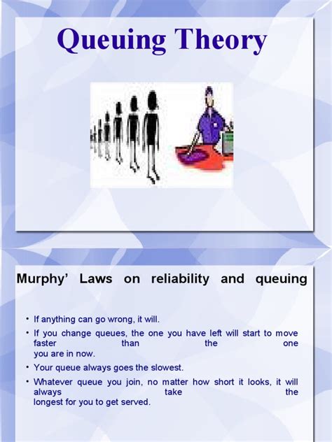Queuing Theory Pdf Poisson Distribution Teaching Mathematics