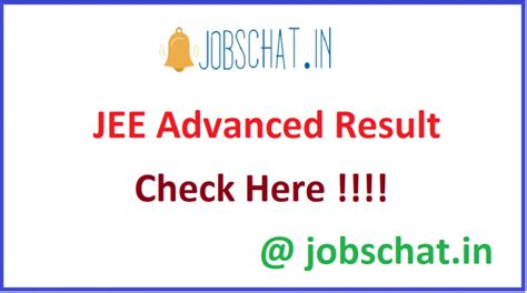JEE Advanced Result 2020 Released JEE Adv Merit List Rank Card
