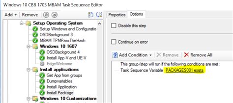 installing applications and packages dynamically during osd ccmexec