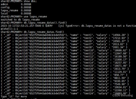 Mongodb简介、安装、搭建复制集以及切片mongo 切片 Csdn博客