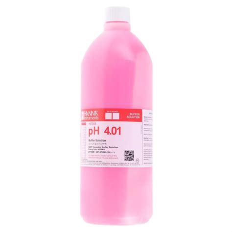 Buy Hanna Instruments Buffer Solution 1l Bottle 401ph Hi 70041l