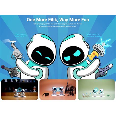 Eilik Emo Robot Toy Cute Smart Companion Pet Robot Shopee Malaysia
