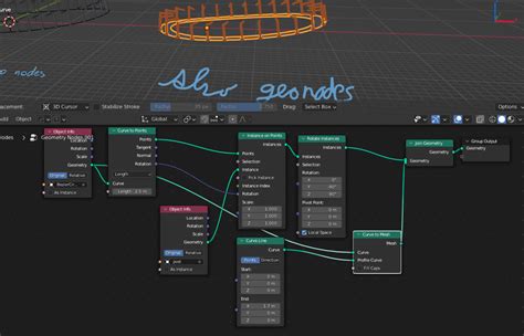 Instances On Faces Through Geo Nodes Inheriting Face Rotation Like Regular Instances