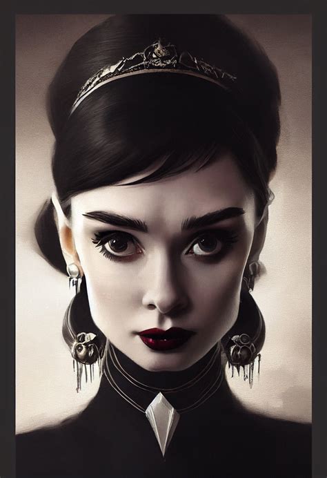 Goth Audrey Hepburn R Aiart