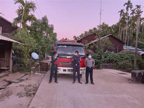 ငရုတ်ကောင်းမြို့တွင် မီးဘေးအန္တရာယ်ကြိုတင်ကာကွယ်နိုင်ရန်အတွက