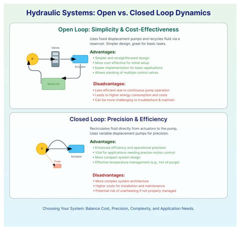 Open Loop Vs Closed Loop Hydraulic Control Analysis Artizono