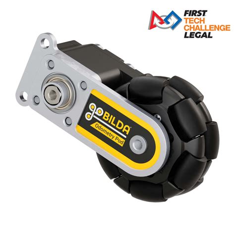 Odometry Pod 43mm Width 48mm Wheel 2048 Ppr Encoder Gobilda