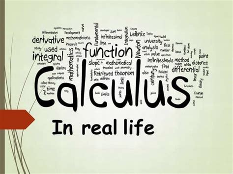 Calculus In Real Life