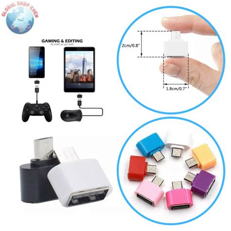 Jual Otg Mini Persegi Micro Usb Sambungan Port Non Konector Kabel Kota Bekasi Global Shop