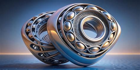 abstract detailed dynamic futuristic shape 3d render background