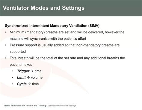 Module 27 Ventilation Modes And Settings Pptx