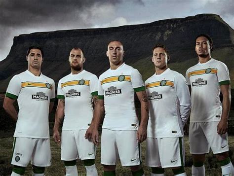 New Celtic Third Strip 2014 15 White Glasgow Celtic 3rd Kit 14 15