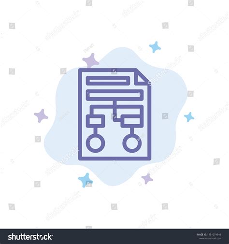 Graph Paper Process Wireframe Document Blue Stock Vector Royalty Free