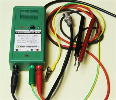 Home Made Active Differential Probe For The Oscilloscope Rdiytech