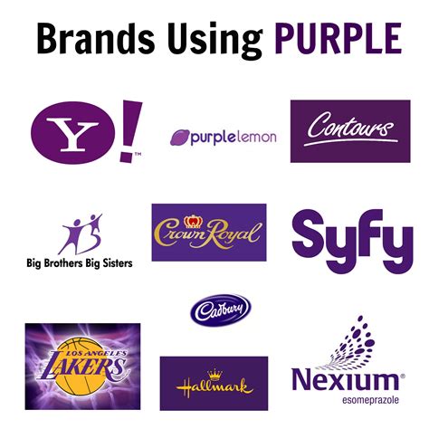 Brands With Purple Logo