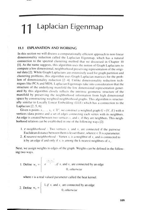 Pdf Laplacian Eigenmap