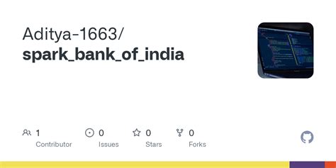 Github Aditya 1663sparkbankofindia