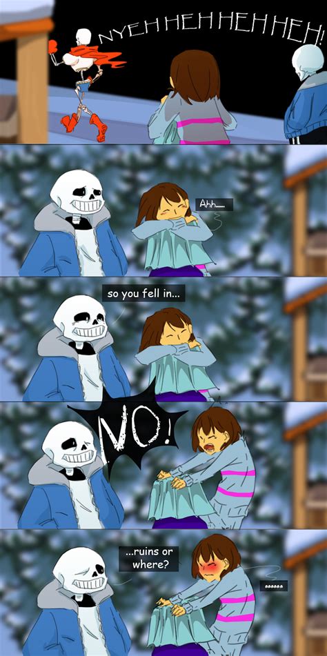Учим английский с Сансом 1 комикс Undertale Neutral Route читать