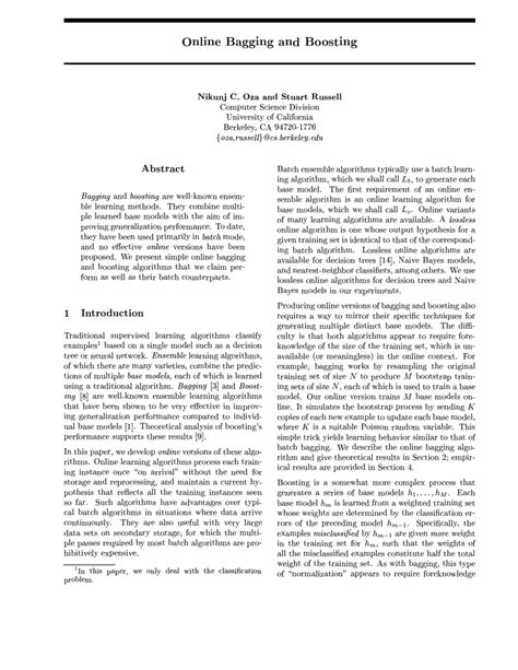 pdf online bagging and boosting