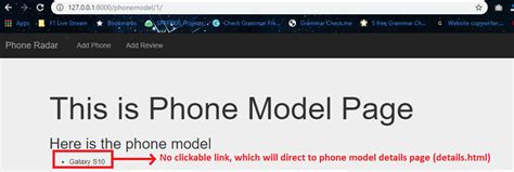 Python Django Problem With Adding Clickable Link In The Second