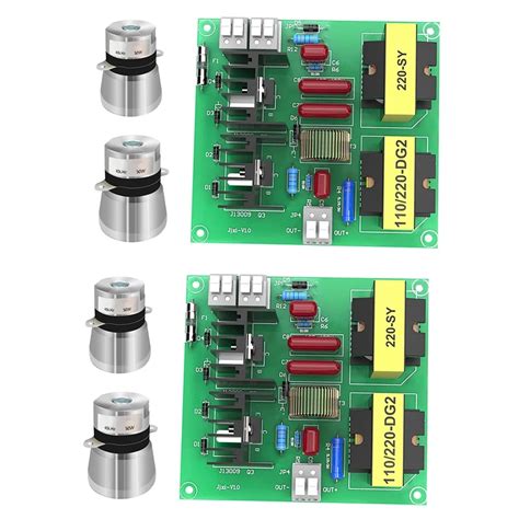 초음파 클리너 드라이버 회로 기판 150w 2x40khz 50w 진동 헤드 자동차 세탁기 청소 기계 티몬