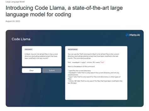 可商业化，最强开源文本生成代码模型！code Llama重磅发布aiandchatgpt长臂猿企业应用及软件系统平台