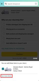 How To Return Multiple Amazon Items