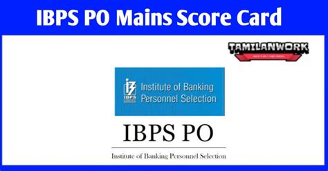 Ibps Po Score Card 2023 Check Now