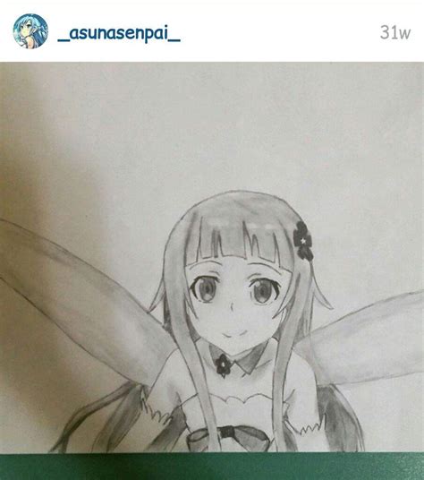 Yui From Sao Drawing Anime Amino